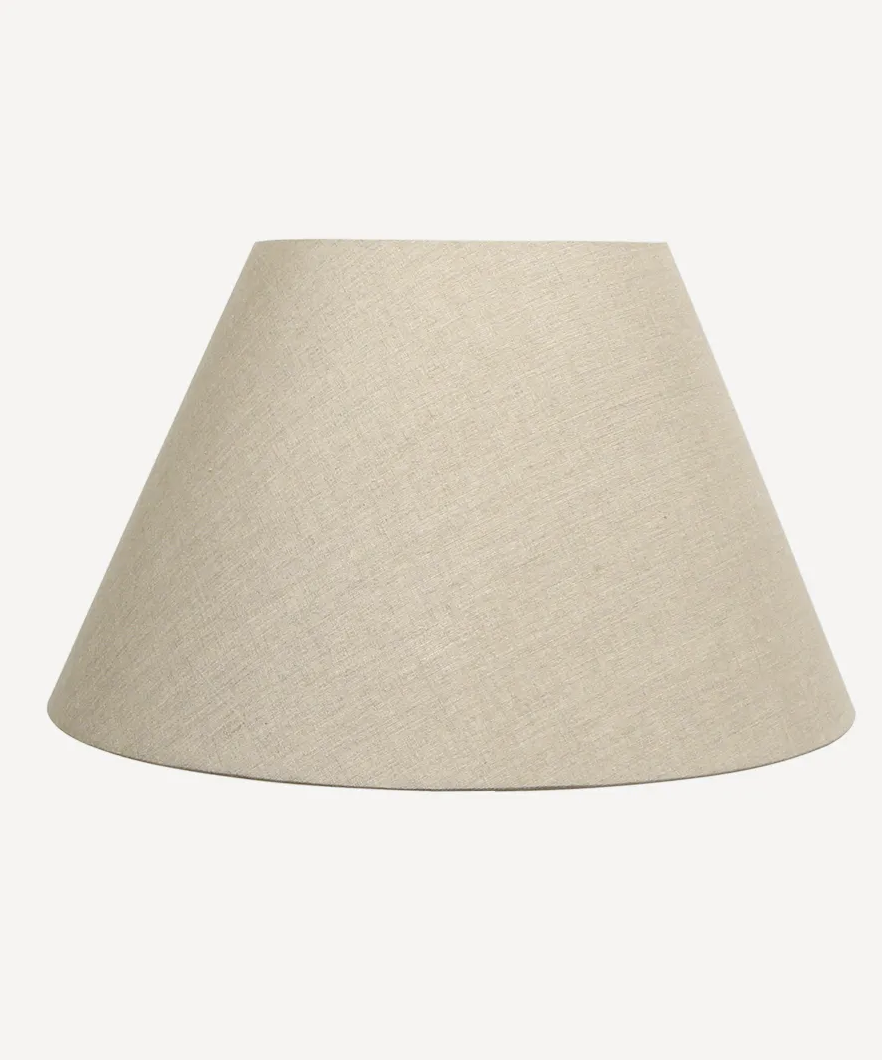 Tapered Shade Linen Natural 50cm – The Interior Collective